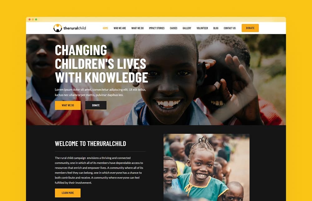 Charity/NGO Wordpress and Elementor Template - Paul.desgn